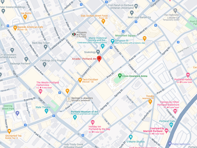 arcadia national bar 10 map