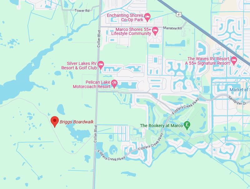 briggs nature center trail map