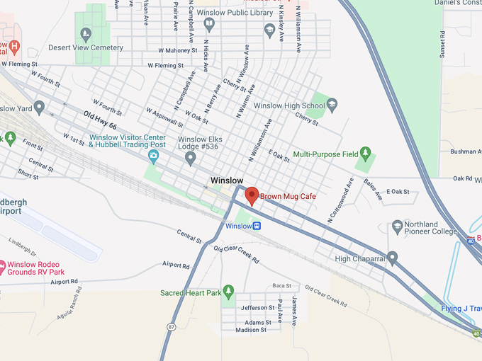 brown mug cafe 10 map