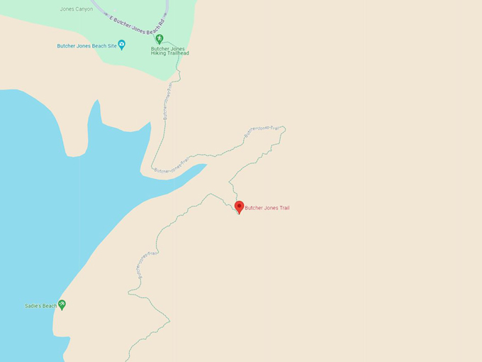 butcher jones trail 10 map