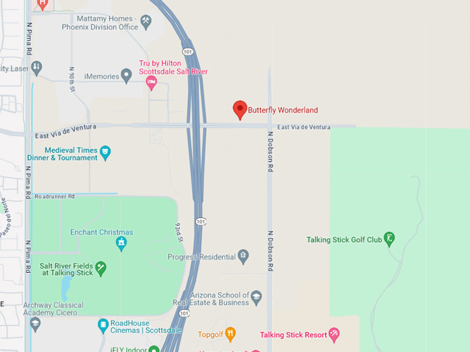 Butterfly Wonderland 10 map