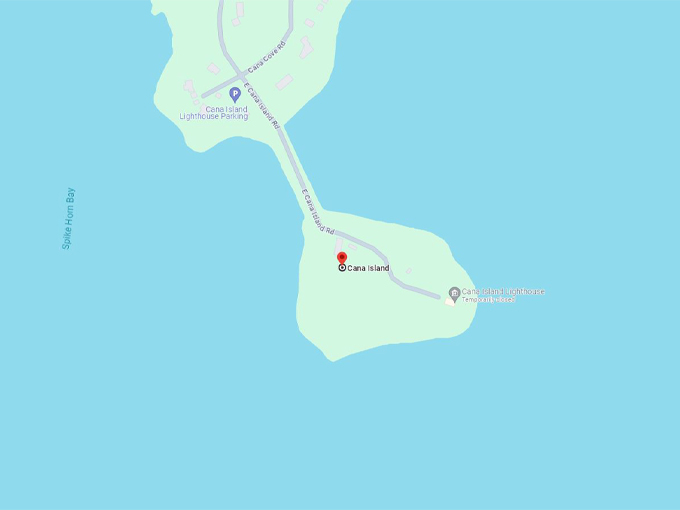 Cana Island 10 Map