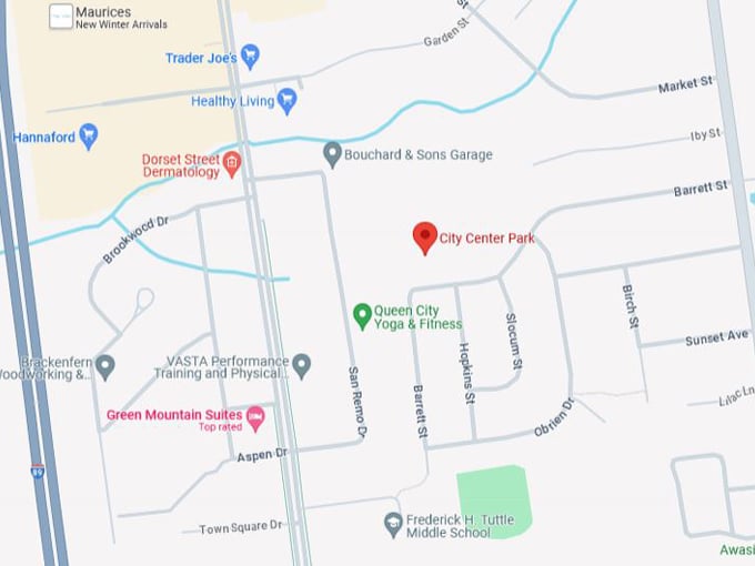 city center park 10 map