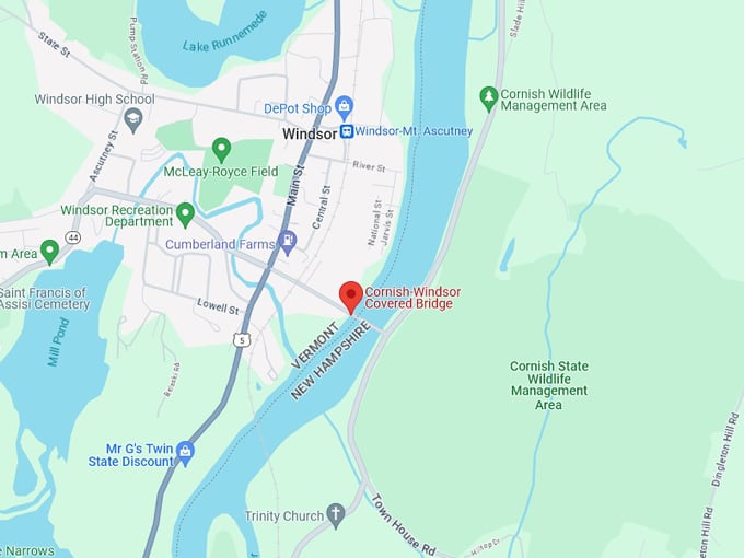 cornish windsor bridge 10 map