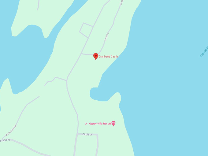 Cranberry Castle 10 Map