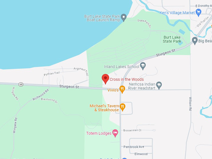 Cross in the Woods 10 Map