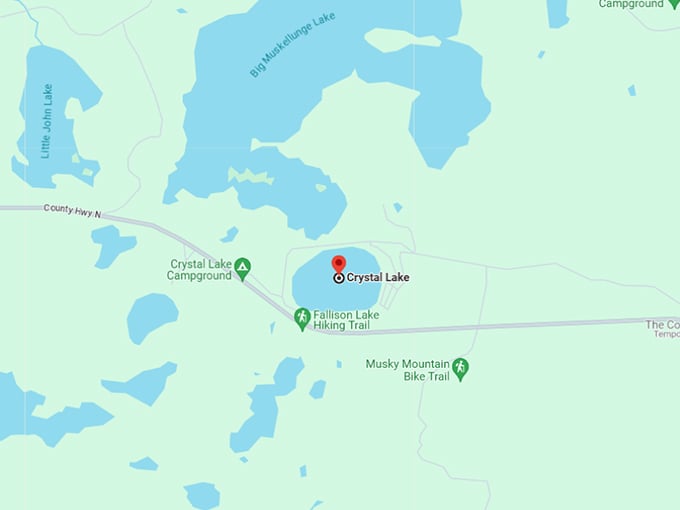 crystal lake 10 map