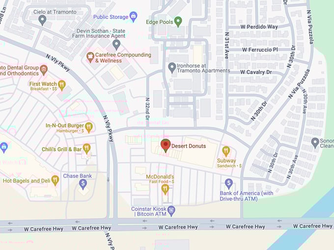 desert donuts 10 map
