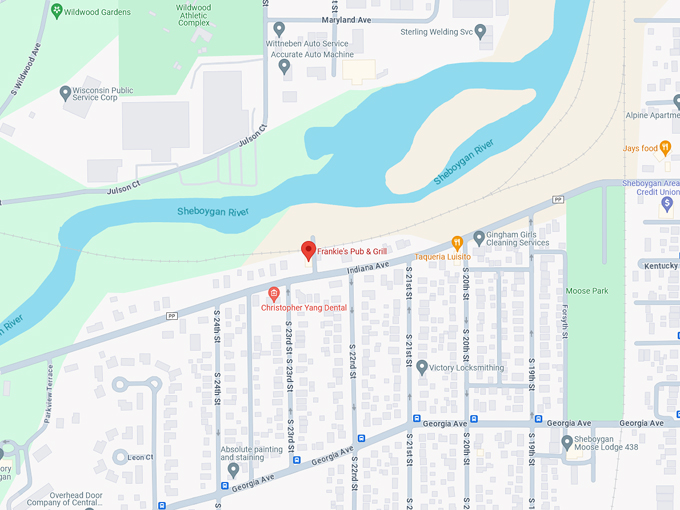 frankies pub grill 10 map