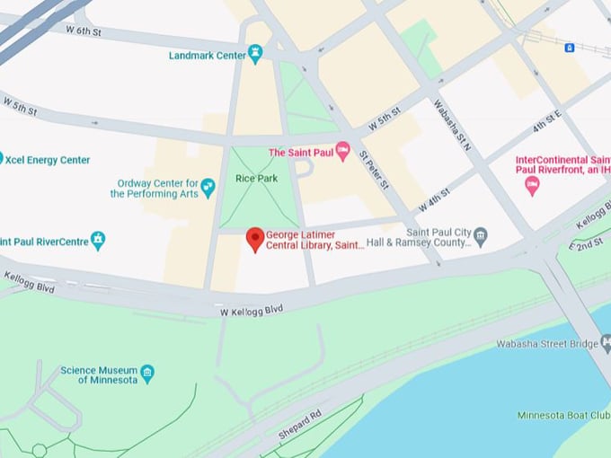 george latimer central library 10 map