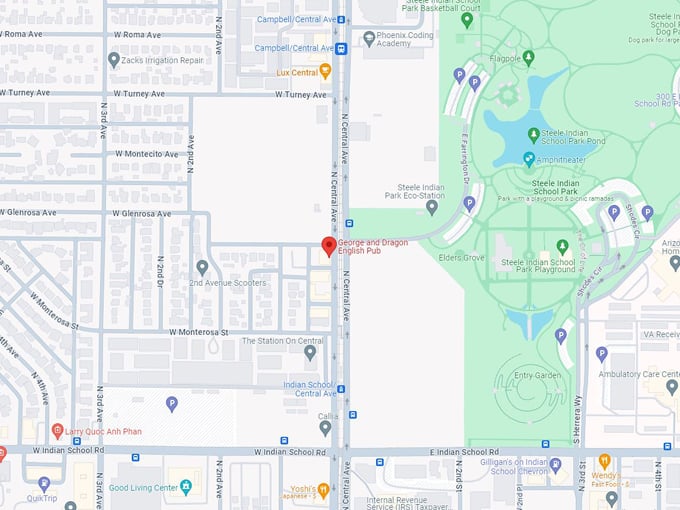 george and dragon english pub 10 map