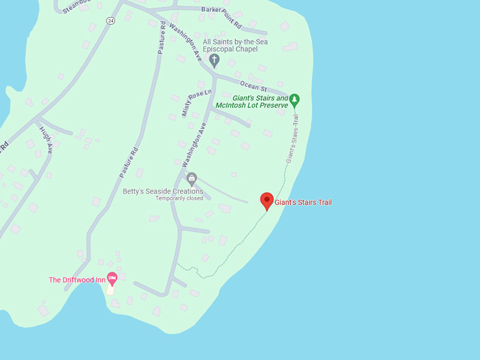 giants stairs trail 10 map