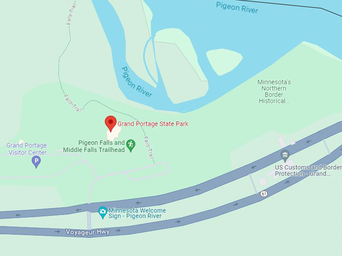 grand portage state park 10 map