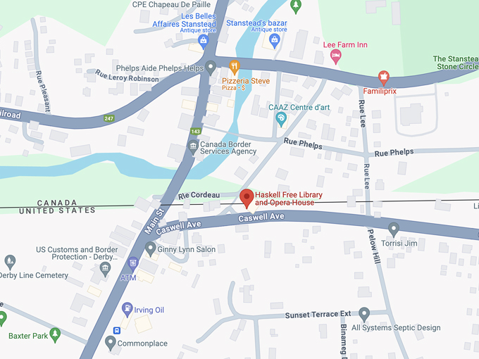 haskell free library and opera house 10 map