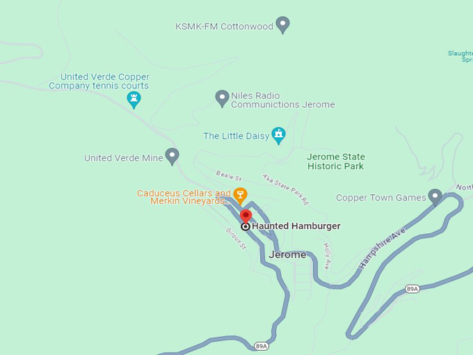 haunted hamburger 10 map
