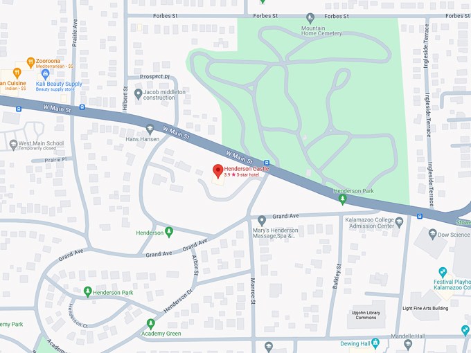 henderson castle 10 map