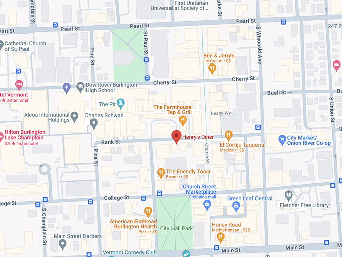 henrys diner 10 map 1