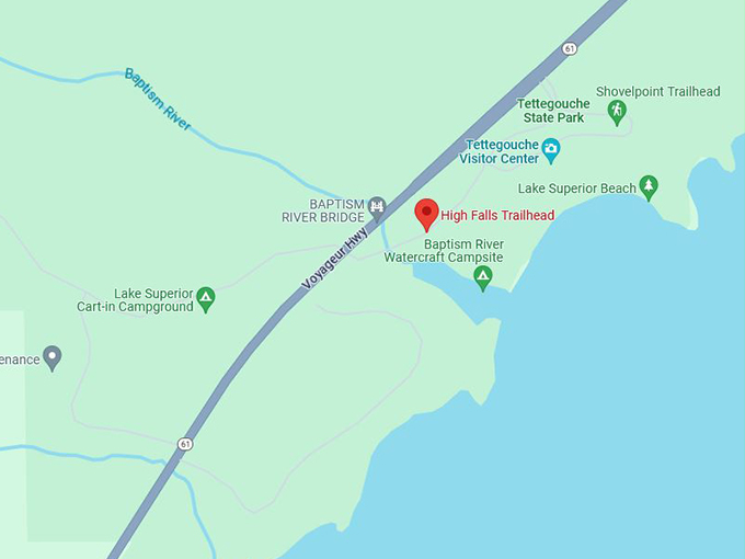 high falls 10 map