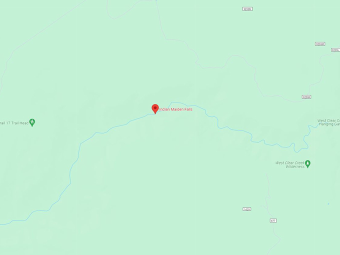 indian maiden falls 10 map