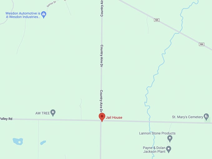 jail house restaurant 10 map 1