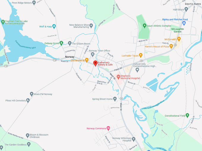 katherines bakery cafe 10 map