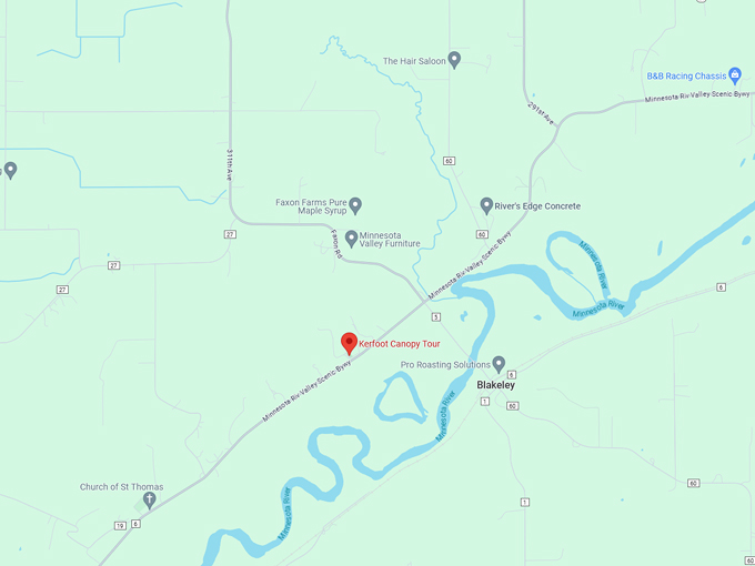 kerfoot canopy tour 10 map