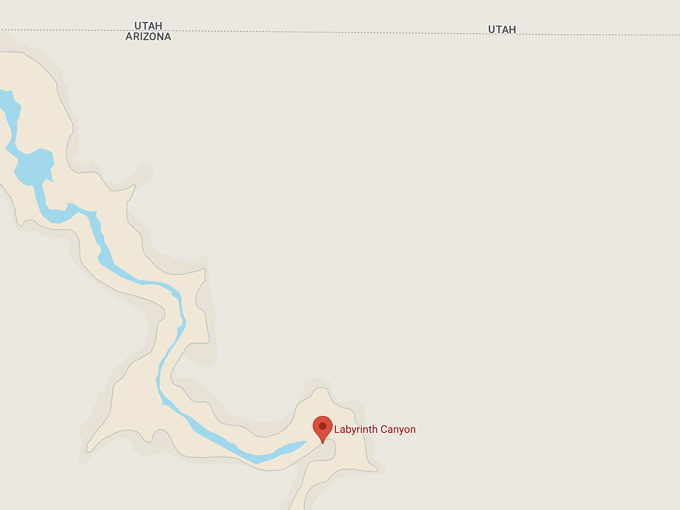 labyrinth canyon 10 map