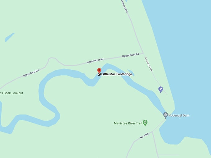 little mac foot bridge 10 map