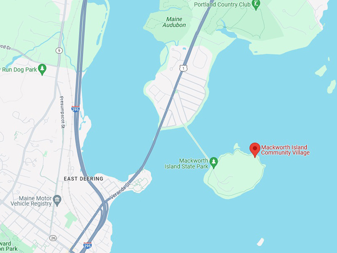 mackworth island map