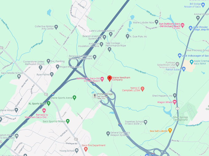 Maine Needham Company 10 Map