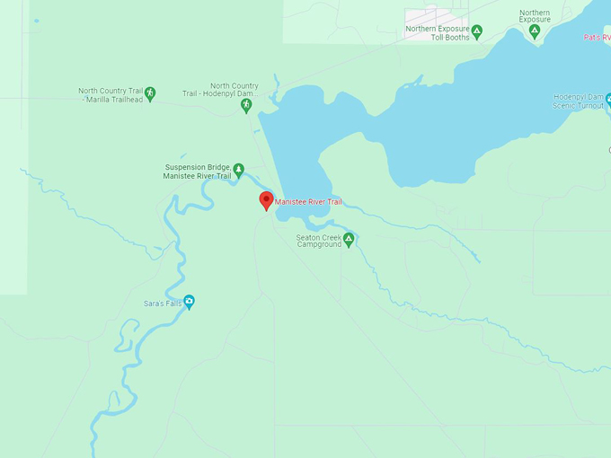 Manistee River Trail 10 Map