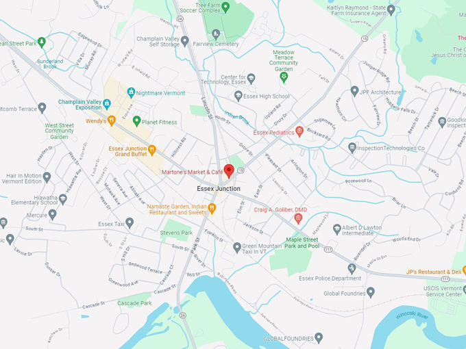 martones market cafe map