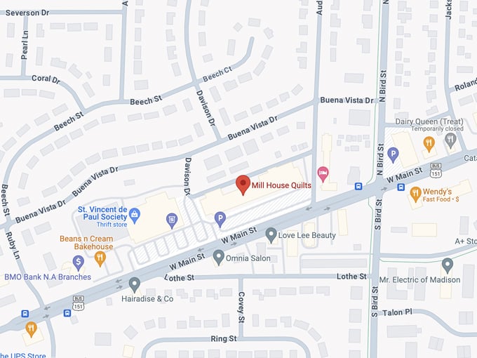 mill house quilts 10 map