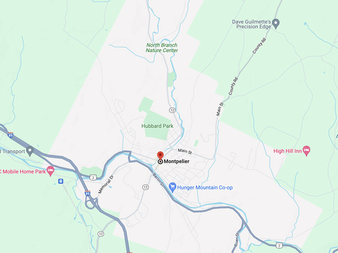 montpelier vt 10 map