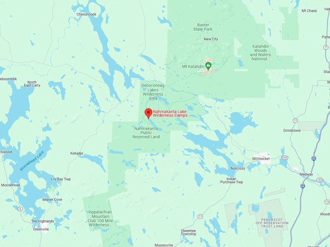 nahmakanta lake 10 map
