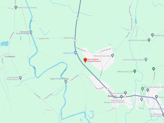 new england maple museum 10 map