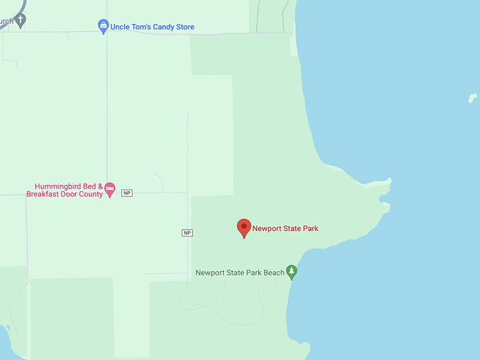 newport state park 10 map