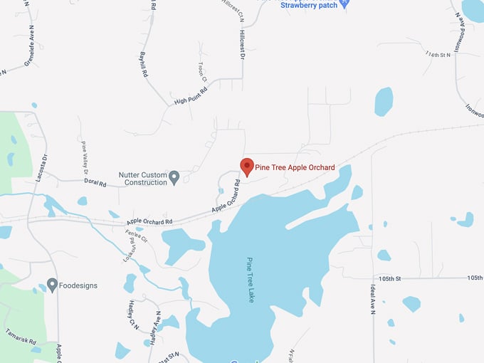 pine tree apple orchard 10 map