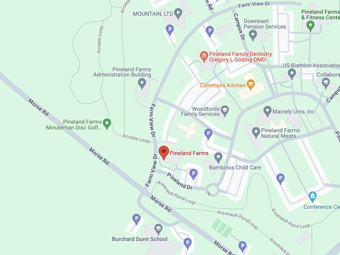 pineland farms 10 map