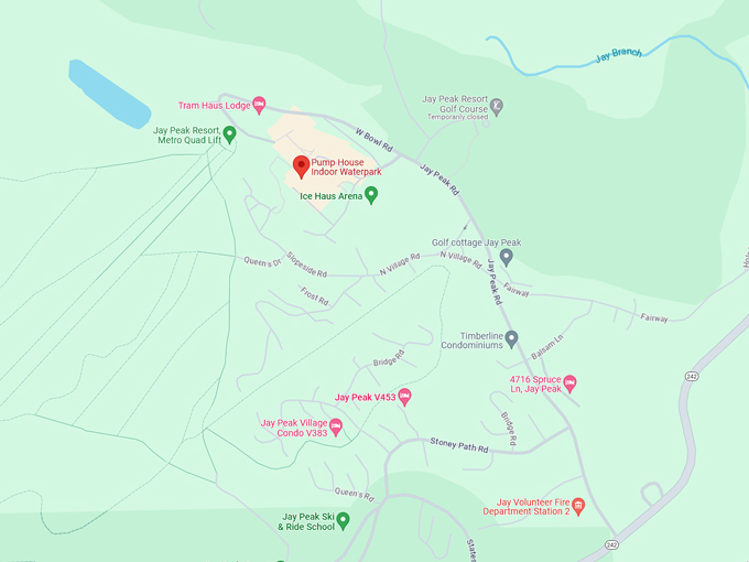 pump house indoor waterpark 10 map