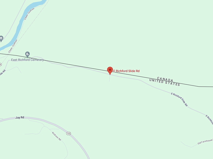 richford slide road map