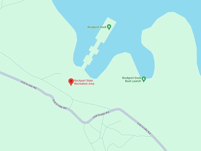 rockport state recreation area 10 map