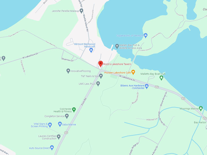 rozzis lakeshore tavern 10 map