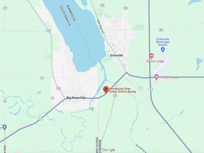 scenic drive minnesota river 10 map