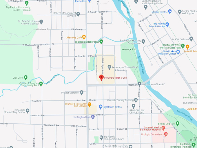 Schuberg's Bar & Grill 10 Map