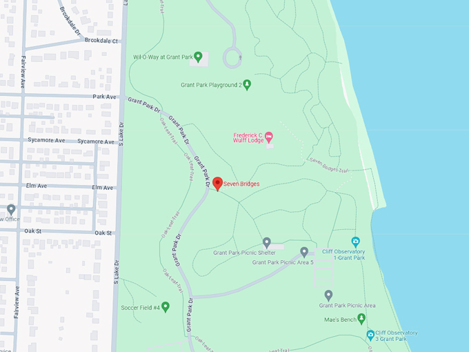 seven bridges trail 10 map
