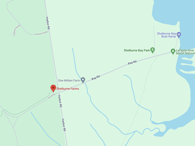 shelburne farms 10 map