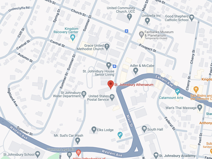 st. johnsbury athenaeum 10 map