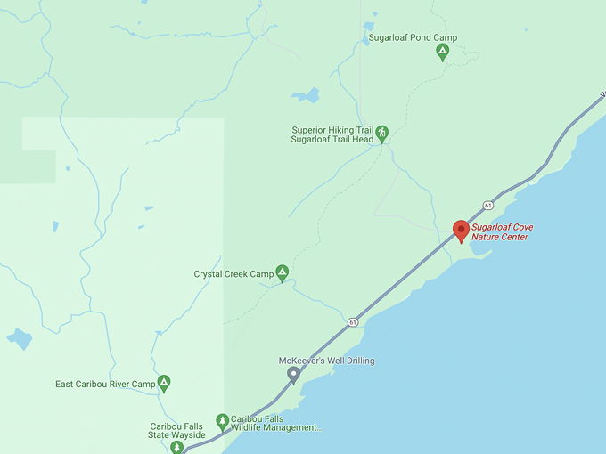 sugarloaf cove nature center 10 map