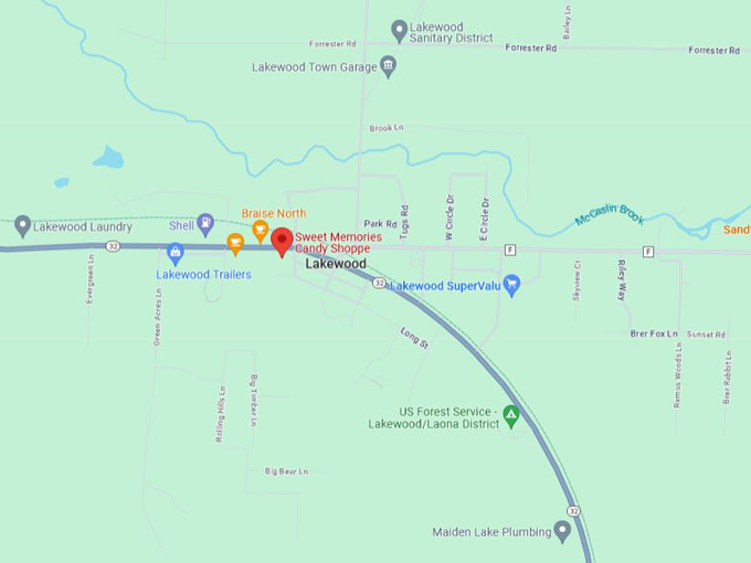 sweet memories candy shoppe 10 map